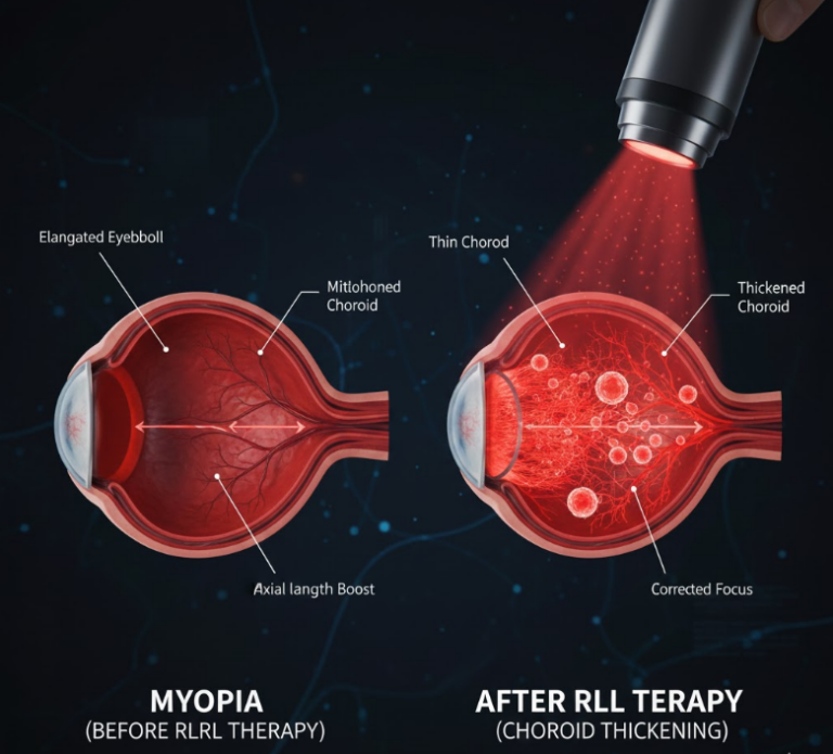 Biohacking Myopia: Red Light Therapy Slow Down Nearsightedness? (2025)